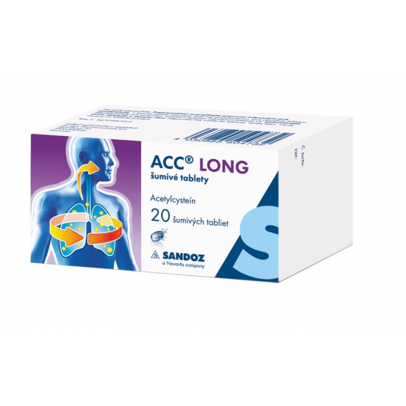 ACC LONG, šumivé tablety 20ks | internetová lekáreň MAGISTER.sk