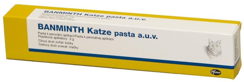 BANMINTH Katze perorálna pasta pre mačky 3g | internetová lekáreň ...