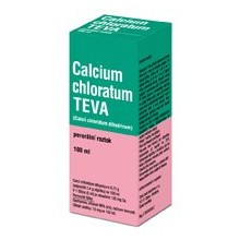Calcium chloratum - TEVA, perorálny roztok 100ml | internetová lekáreň ...