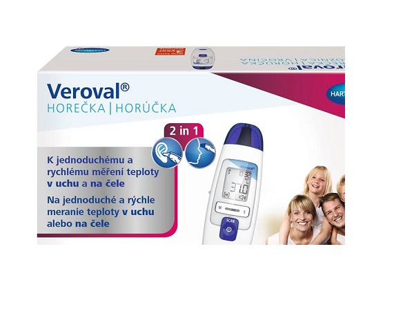 Veroval infračervený dotykový teplomer 2in1 | internetová lekáreň ...