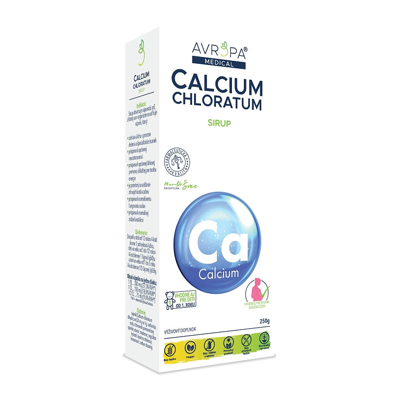 Calcium Chloratum sirup 250g | internetová lekáreň MAGISTER.sk